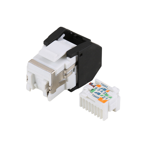 CAT6 RJ45 Ethernet Keystone Jacks 180° Unshield Toolless - Keystone ...