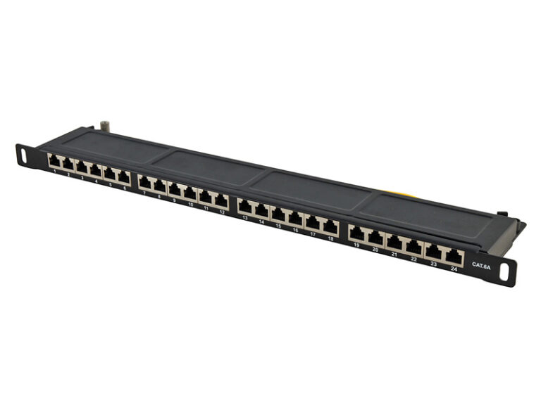 Cat6A FTP 24Port Patch Panel - Keystone Jacks Manufacturer in China